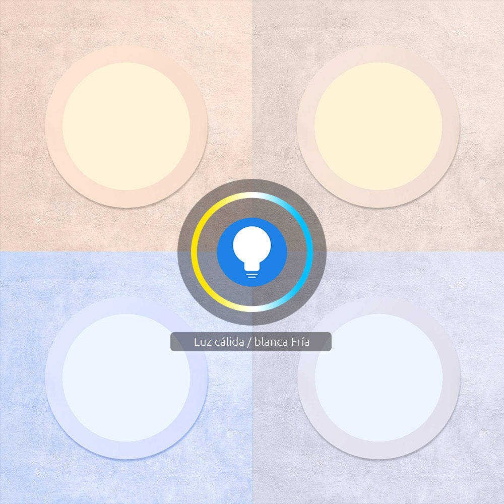 Luz LED Inteligente Empotrable Wi-Fi NHB-W710 – Smart Home Centro America
